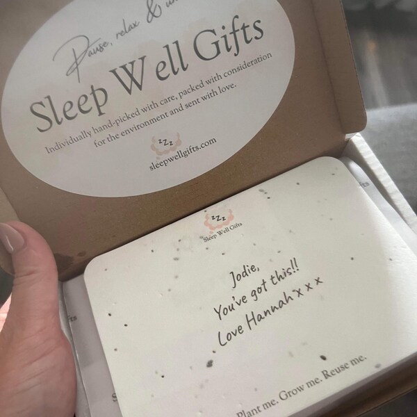 Sleep Well Gift Box /relaxation Pamper Box /wellbeing Letterbox Gift ...