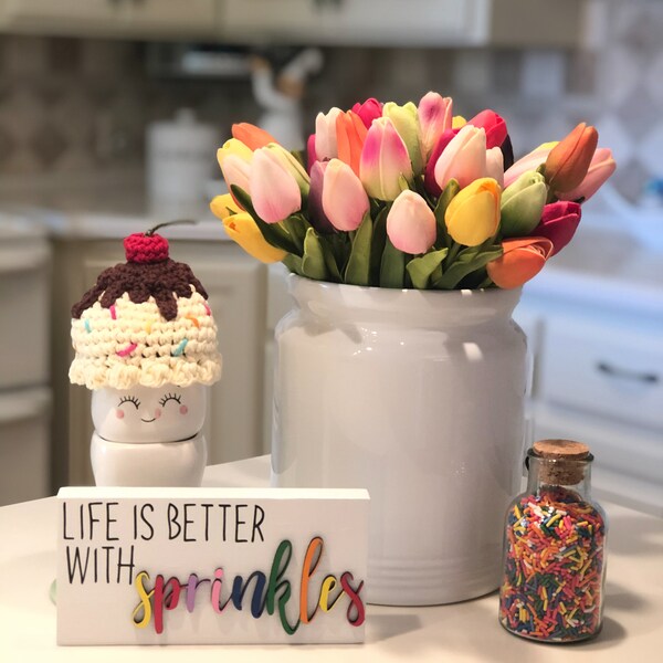 Life is Better With Sprinkles / Ice Cream Signs / 3D Signs / Ice Cream ...