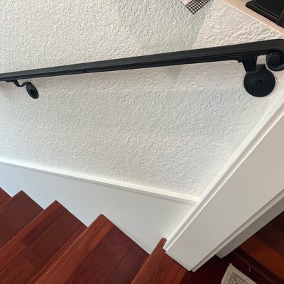 Metal Handrail 2 Molding Cap Volute Flat Black - Etsy