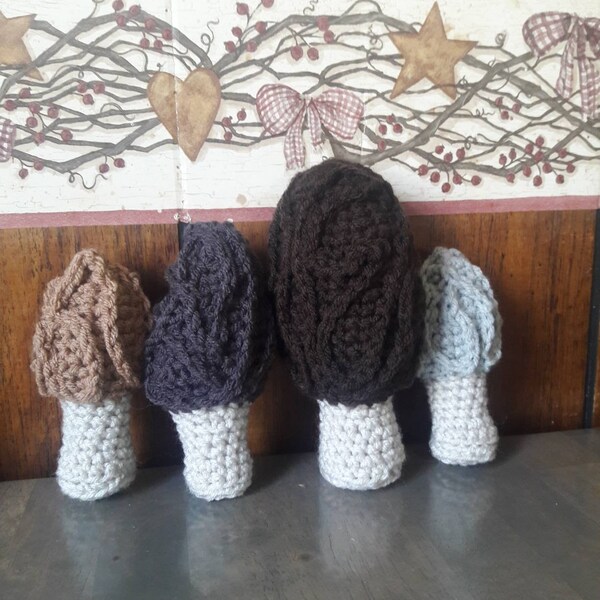 Morel Mushrooms Crochet Pattern - PDF - English - Etsy