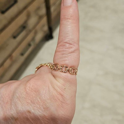 14K Solid Gold Airplane Ring, Aviation Gifts, Plane Gold Ring, Female ...