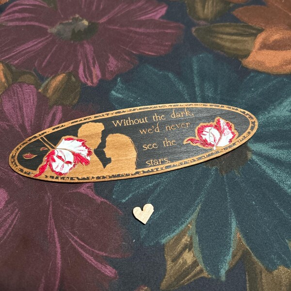 Middle-earth Scroll Map Wooden Bookmark | Lord of the Rings Bookmark ...