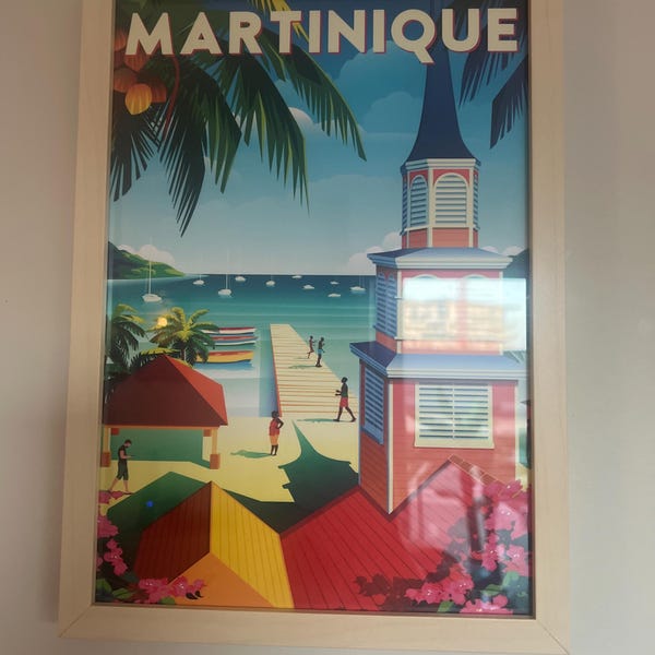 Caribbean Poster, Dominica Poster, Tropical Print, Caribbean Travel ...