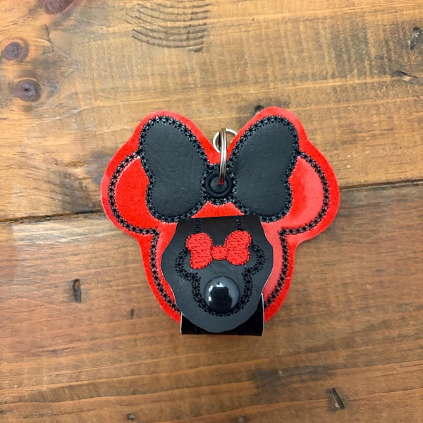 Glitter Minnie Mouse Ear Holder, Minnie Mouse Inspired Ear Holder or ...