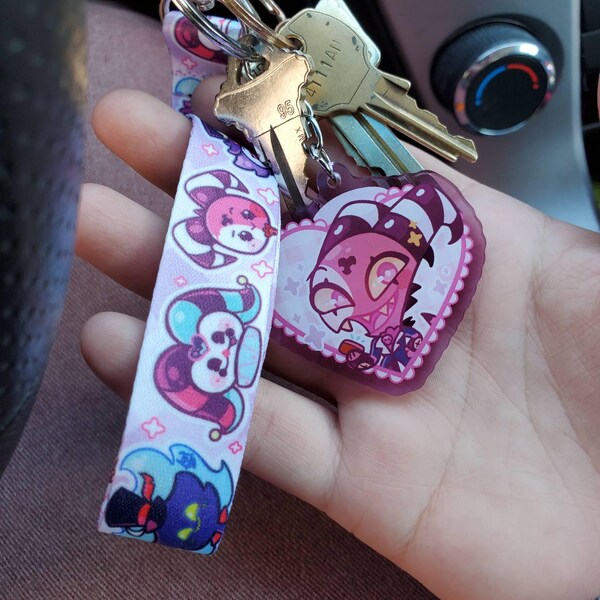 Mimikyu - Ghost Type - Mini Lanyard + Acrylic Keychain Set - Etsy