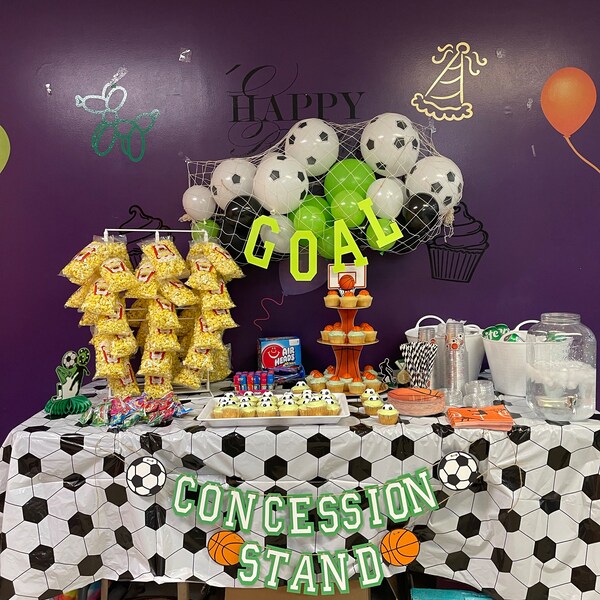 Sports Birthday Decorations, All Star Sports, Multi Sport Birthday ...