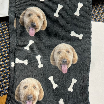 Custom Pet Socks, Put Your Cute Dog on Socks, Dog Lovers Gift, Funny ...