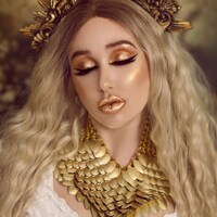 The Raven-feathers Scale Mail Chainmail Fantasy LARP Pauldrons ...