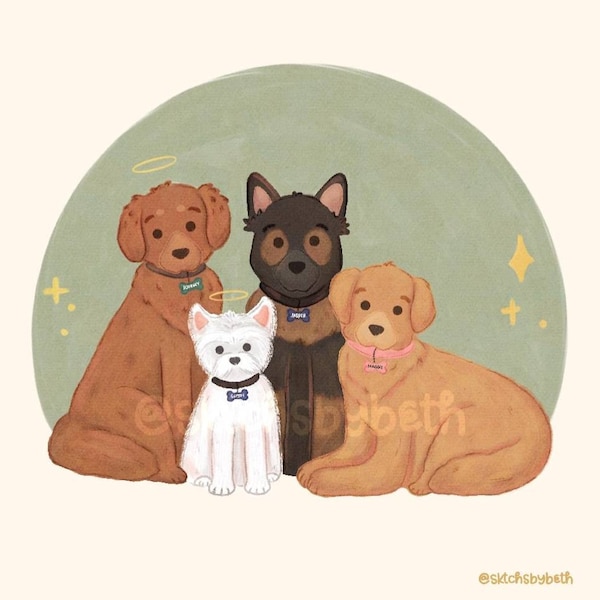 Sktchsbybeth - How I Draw Cute Portraits Tutorial - Etsy