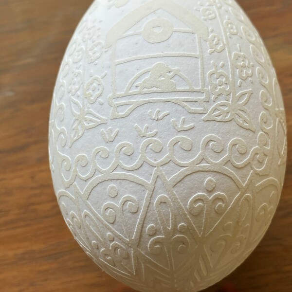 Goose Egg Pysanka Pysanky Symbols Western Ukraine Ukrainian Easter Egg ...