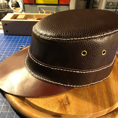 Leather Patrol Cap Pattern PDF the Ridgeway Cap by Leatherhubpatterns ...