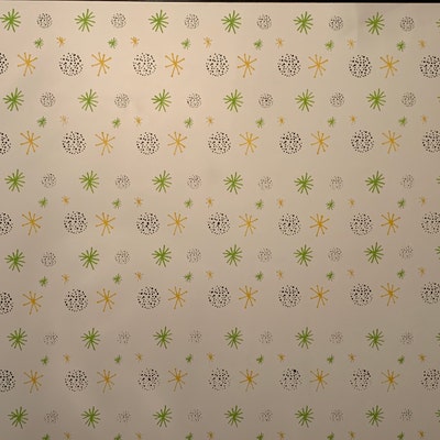 Mid Century Modern Stencil, Medium Wall Stencil, Modern Hand Drawn Wall ...