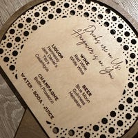 Boho Wedding Signage // Rattan Wooden Table Numbers // Bohemian Wedding ...