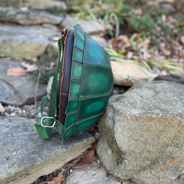 PDF Pattern Leather Turtle Shell Backpack - Etsy