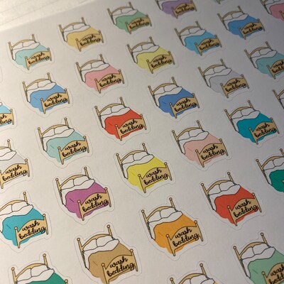 Things to Do Weekly Checklist Planner Stickers, Planner Checklist ...