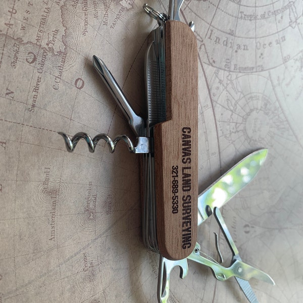 Groomsman Custom Multitool, Groomsmen Wooden Knife, Custom Best Man ...