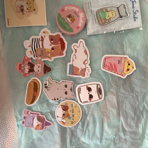 Cute Pink Kawaii Sweets Sticker Sheet Adorable Strawberry Designs Bujo ...