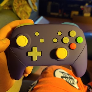 Nintendo Switch Pro Controller Mod Gamecube Retro Style Customized ...