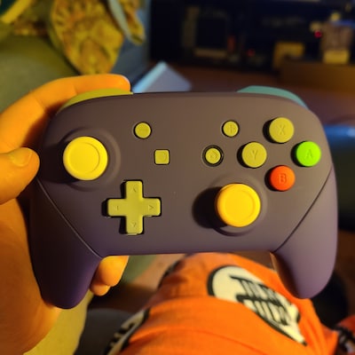Nintendo Switch Pro Controller Mod Gamecube Retro Style Customized ...
