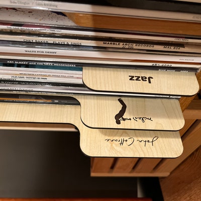 Customizable Double-sided Engraved Dividers 10 Pieces Vinyl Record ...