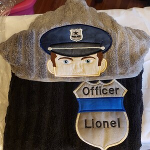 Blue Line Police Badge Embroidery Desihn Police Budge Applique Design ...