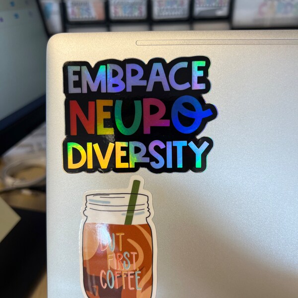 Neurodiversity Disability Rights Holographic Sticker Autism Special ...