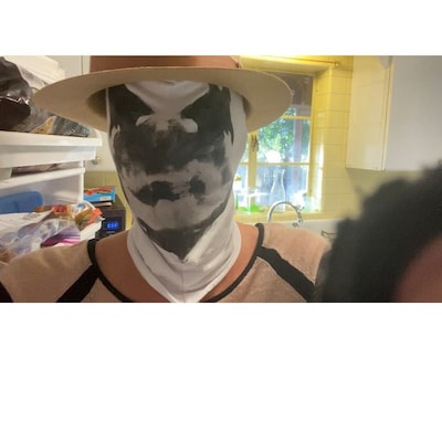 Rorschach Mask With REAL Moving Inkblots - Etsy