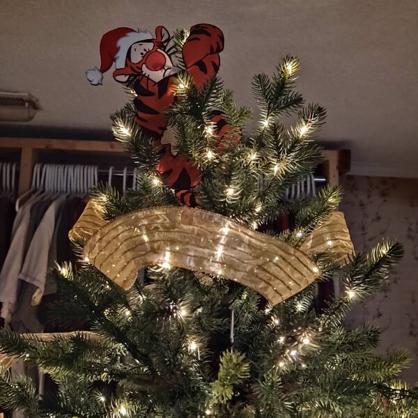 Terrified Tigger-ific Tree Topper - Etsy