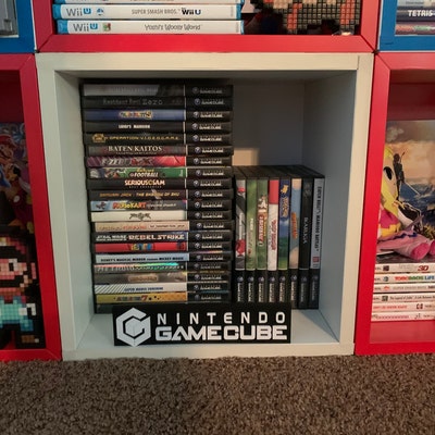 Nintendo Gamecube Video Game Logo Sign 8.5in 3D Printed, Man Cave, Game ...