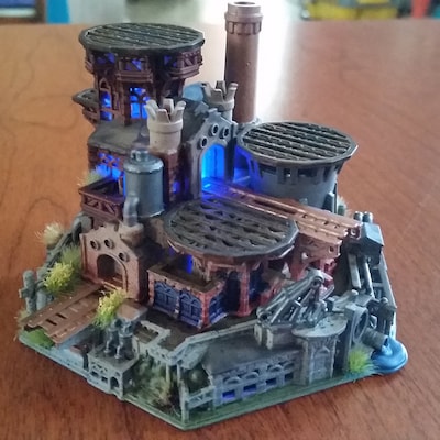 Scythe the Board Game Illuminated Factory Upgrade 3D Printed Model ...