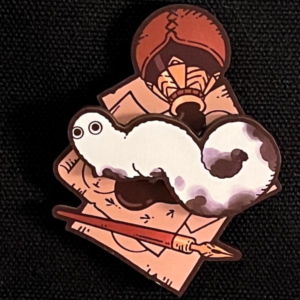 Brush Worm 3D Hinge Wooden Pins UPDATE - Etsy