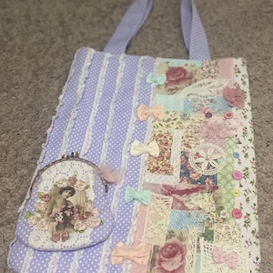 Vintage Pink Roses Lady Purse - Etsy