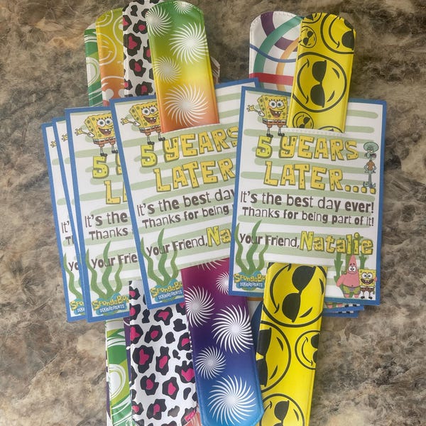 Slappy Valentine's Day Slap Bracelets *assembled & Personalized* - Etsy