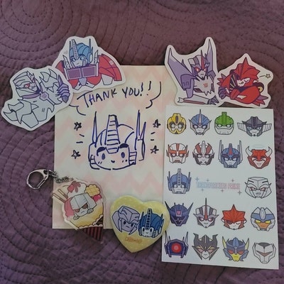 TF MTMTE TFA Starscream Sticker Sheets - Etsy