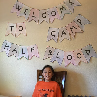 Percy Jackson Happy Birthday Banner/instant Download/perfect for Camp ...