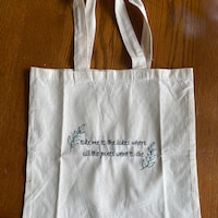 Custom Spotify Code Tote Bag, Embroidered Tote Bag, Custom Tote Bag ...