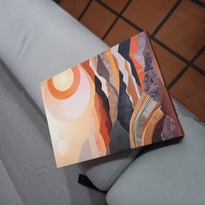 Bob Ross Oil Painting Nature Landscape Wall Art Mountain at Night ...