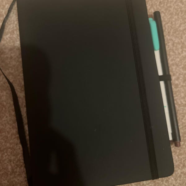 A5 Write Notebook – Plain Paper Hardback Notebook Journal for Home ...