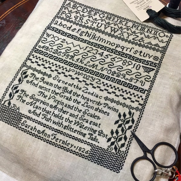 TGA Redwork Sampler PDF E-pattern - Etsy