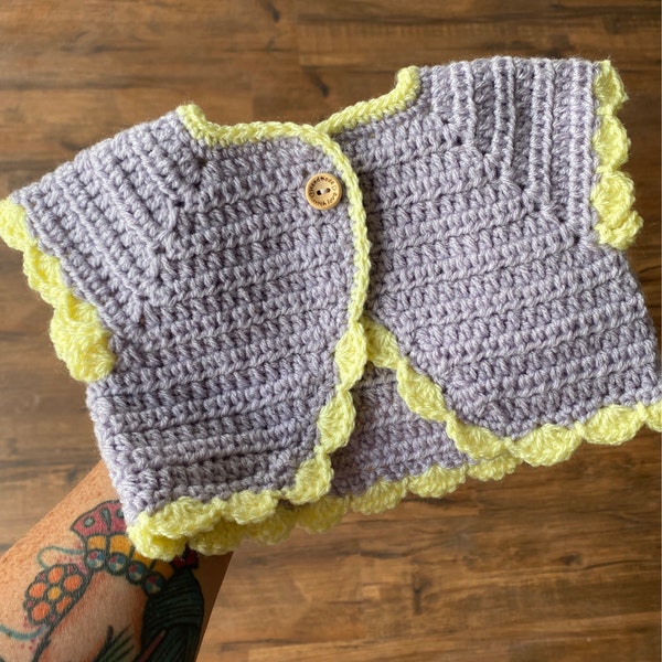 Little Hug Shrug Crochet Pattern Sizes Newborn to 10 Years PDF Digital ...