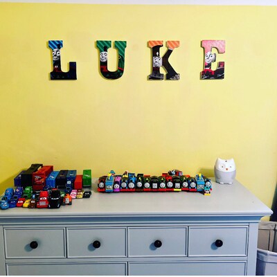 Thomas the Tank Engine Wooden Letters, Custom, Train Letters, Boy Girl ...