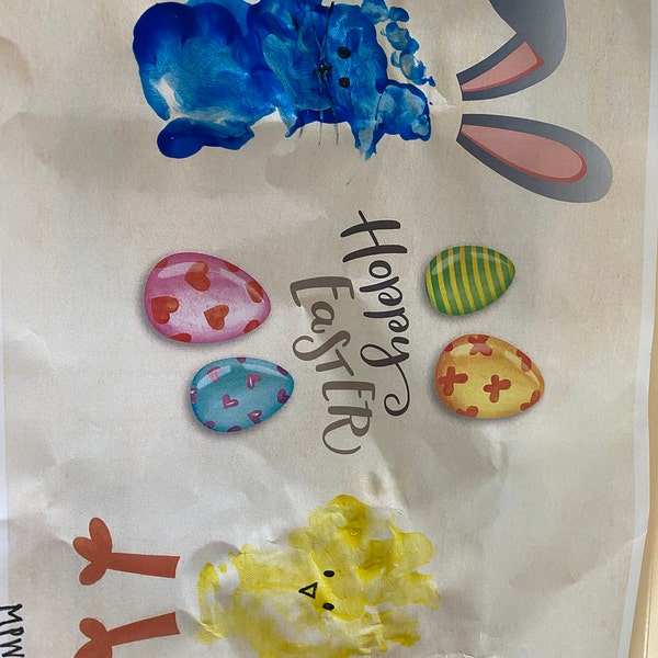 Bunny Chick / Footprint Handprint Hand Foot Art Craft / Hoppy Happy ...