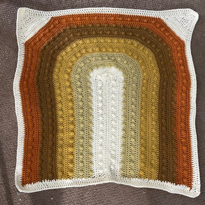 Crochet Rainbow Afghan Pattern - Etsy