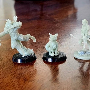 Kitsune Bard Galaad Miniatures D&D Dungeons and Dragons / - Etsy