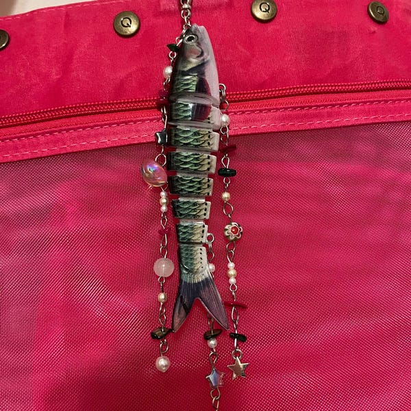 Handmade Fish Lure Keychains | Aesthetic | Customizable | Carabiner - Etsy