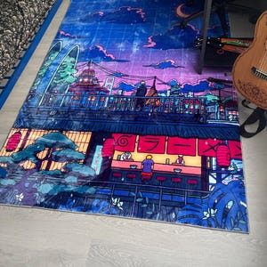 Checkered Rug Blue, Danish Pastel Room Decor for Teens Girl Dorm Room ...