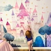 Parisian Street Wallpaper Nursery Paris Wallpaper Children's Wall Art ...