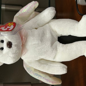 Ty Beanie Boo henry the Bear Holding Fish RARE Canada - Etsy
