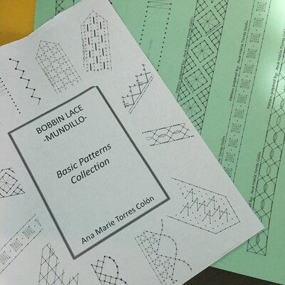 Bobbin Lace TRELLIS COLLECTION Patterns, PLUMILLA, Mundillo, Puerto ...