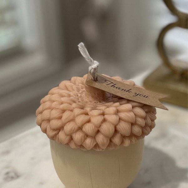 Big Acorn Silicone Candle Mold-beeswax Candle Mold-scented Candle Mold ...